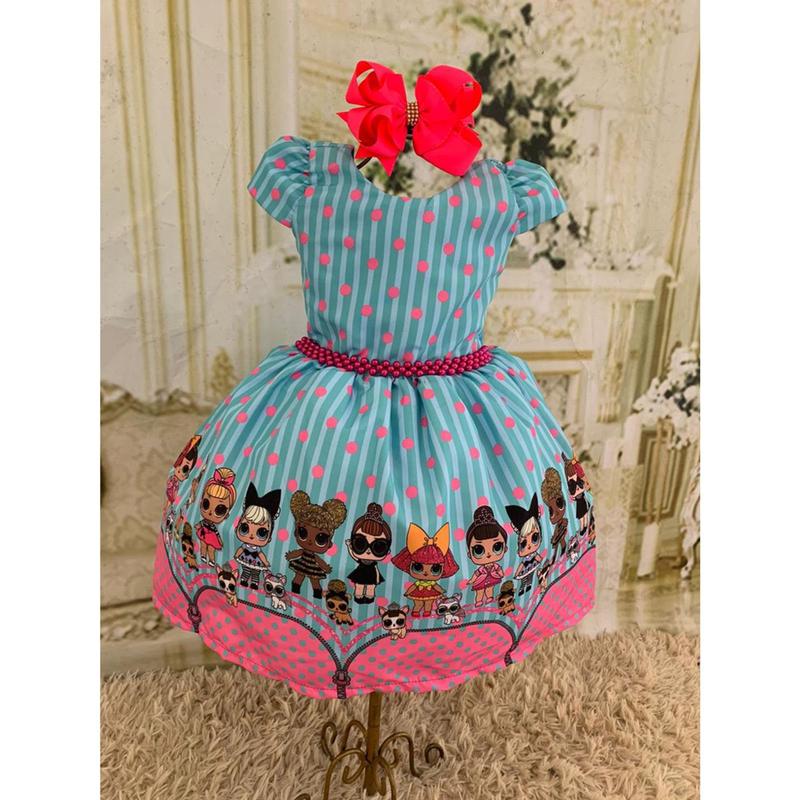 Vestido de festa Lol Queen Bee Boneca Luxo Temático infantil - STTILO ...