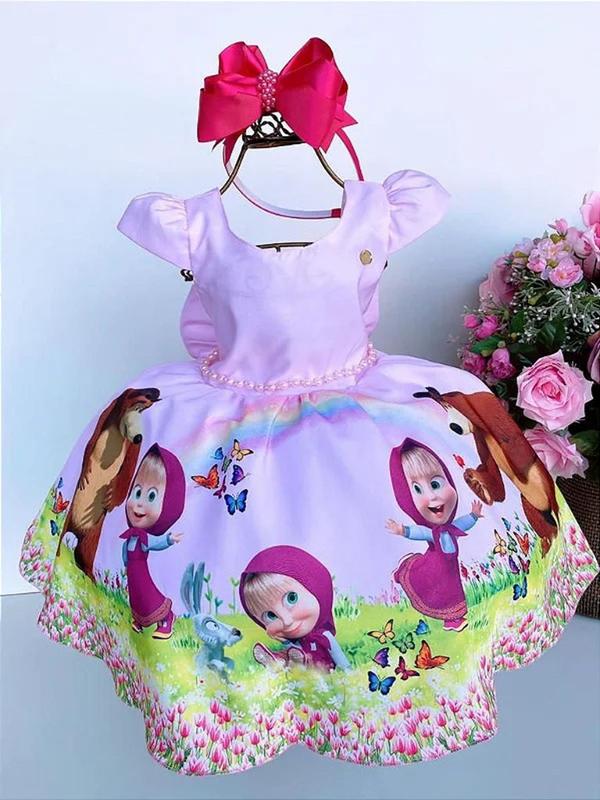 Vestido de Festa Masha e o Urso 06 - Patricia Pimenta - Vestido ...