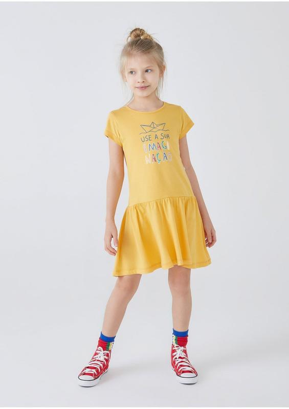 Vestido Infantil Curto Com Estampa - Hering - Vestido Infantil ...