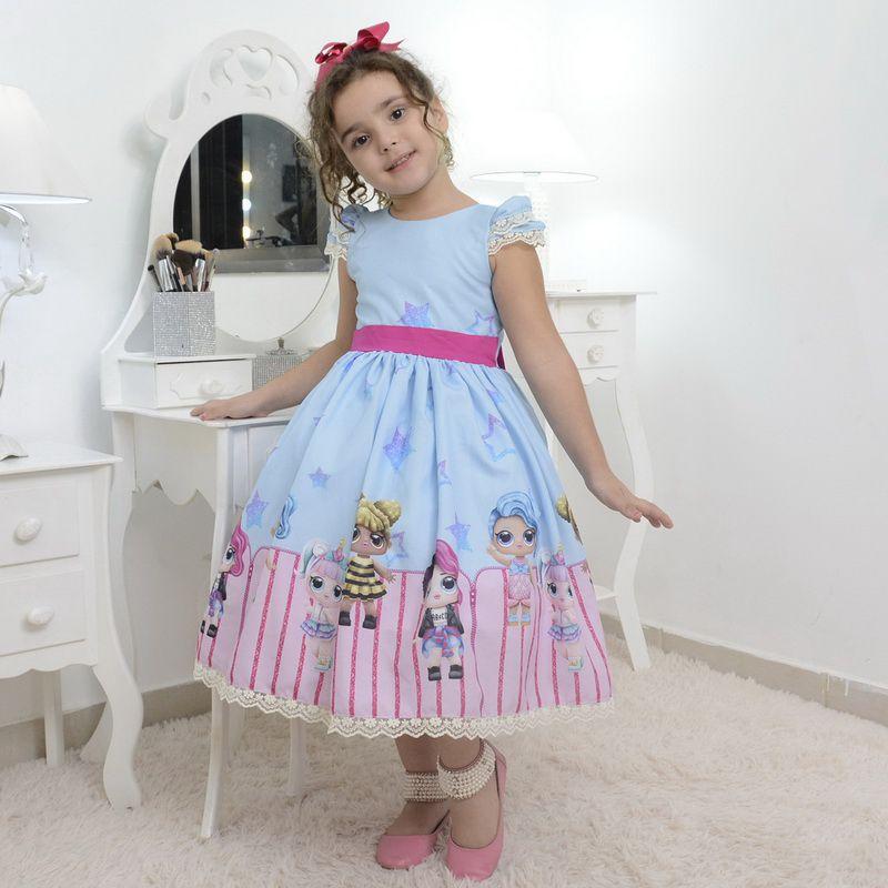 Vestido infantil das mínis bonecas Lol surprise - Moderna Meninas ...