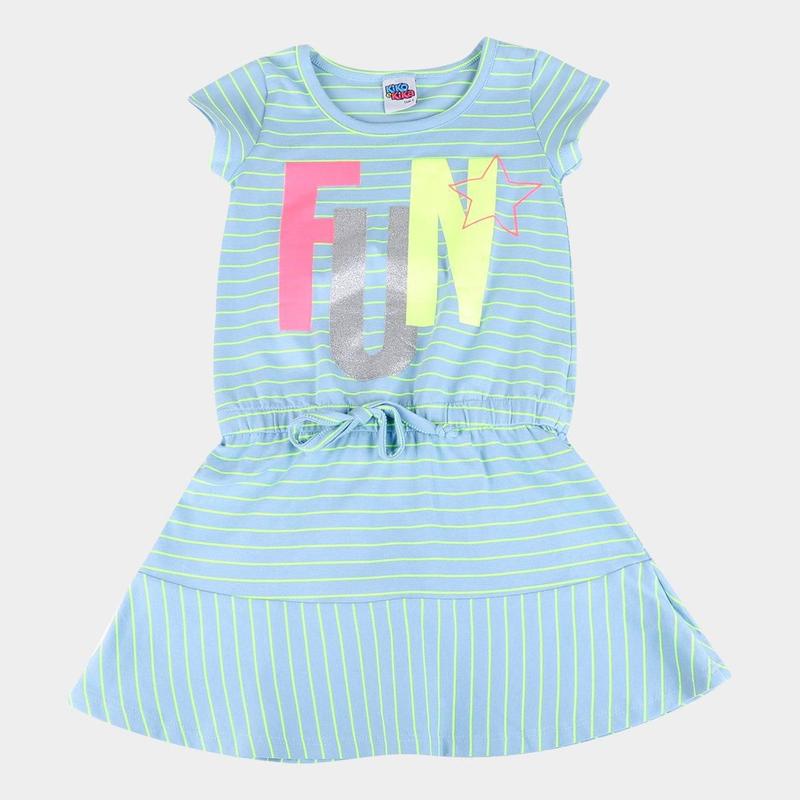 Vestido Infantil Kiko & Kika Fio Tinto Neon - Kiko &Kika - Moda ...