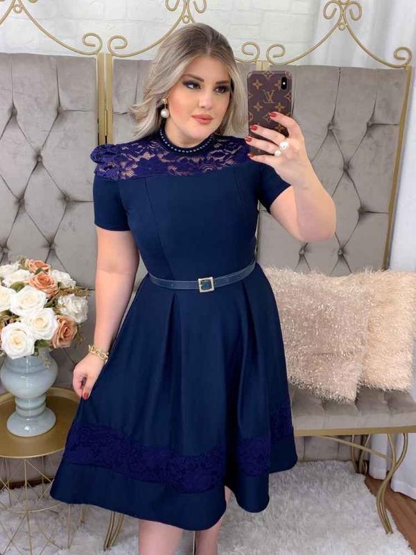 Vestido Kelly moda evangélica - Lc moda evangelica - Vestido Feminino ...