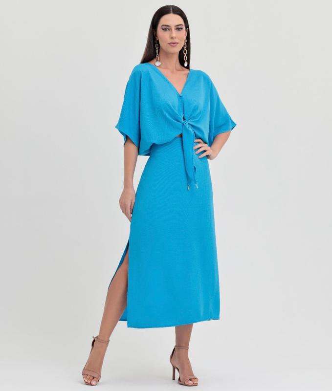 Vestido MIDI amarração - LaVie - Vestido Feminino - Magazine Luiza