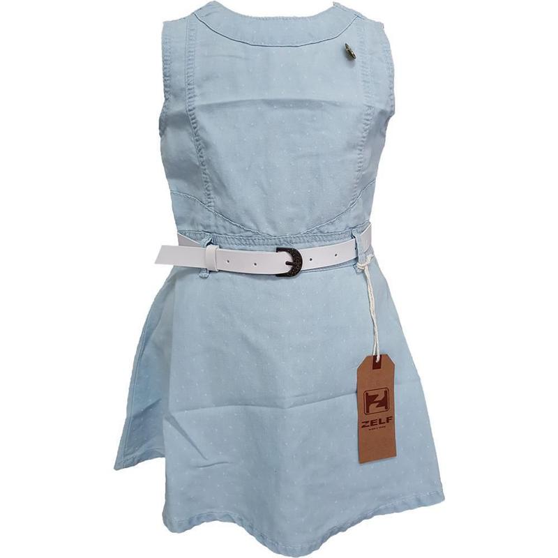 Vestido Poa Evasê Menina Cinto Midi Sem Manga Médio Balada - VCM do Brasil - Vestido Infantil ...