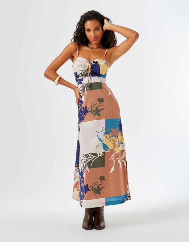 Vestido Zinzane Feminino Barbara Amarração Costas PP - OFF WHITE ...