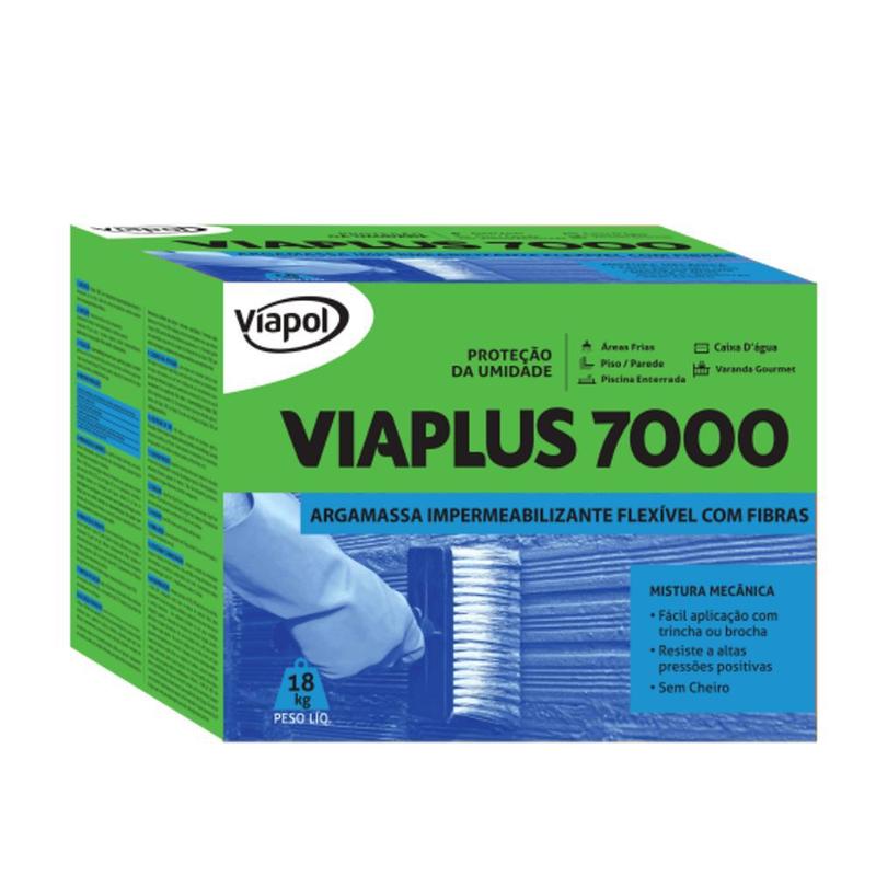 Viaplus Top 7000 18kg Viapol - Impermeabilizante - Magazine Luiza