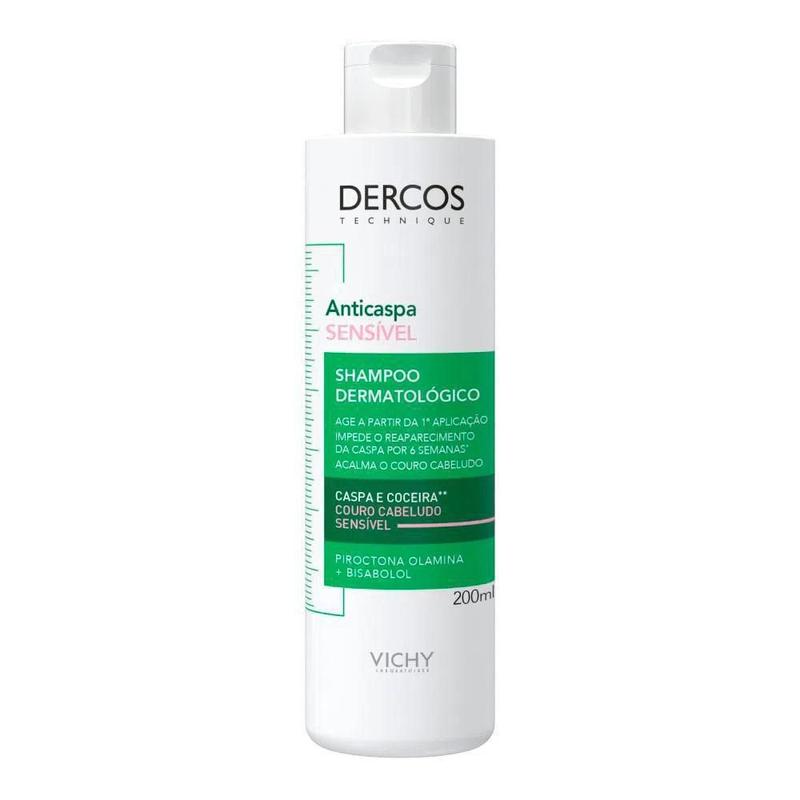 Vichy Dercos Shampoo Anticaspa Sensível 200Ml - Loreal - Dca - Dermo ...