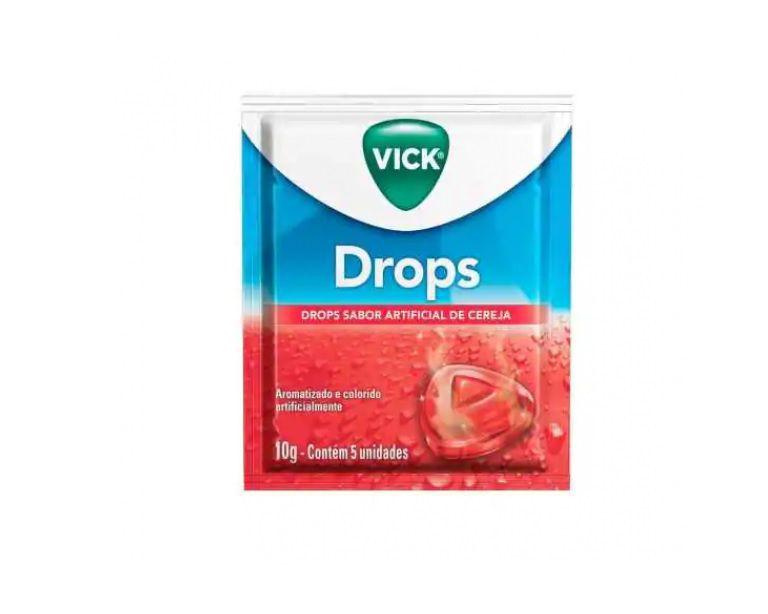 Vick Drops Sabor Cereja com 5 Pastilhas - Medicamentos - Magazine Luiza