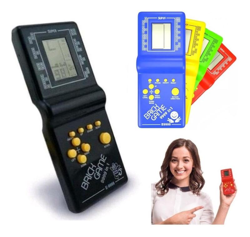 Vídeo Game Portátil De Mão 9999 Jogos In 1 Mini Game Antigo Retrô Cor ...