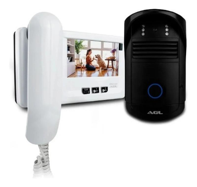 Vídeo Porteiro Colorido Agl Câmera Vp4 Interfone Tela Lcd - Vídeo ...