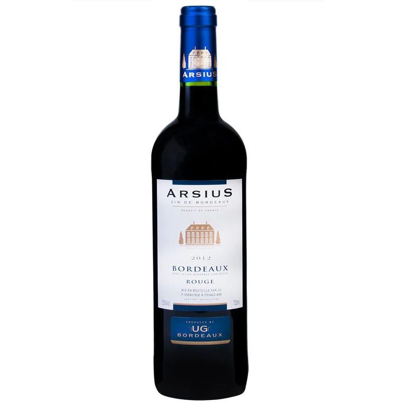 Vinho Arsius Bordeaux Rouge 750ml - UG Bordeaux - Vinho - Magazine Luiza