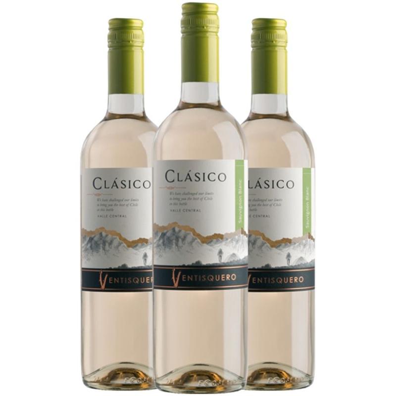 Vinho Branco Ventisquero Clasico Sauvignon Blanc 750ml (3 und) - Vinho ...
