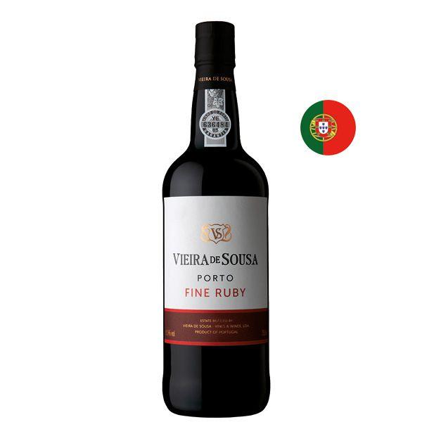 Vinho do Porto Português Vieira de Sousa Porto Fine Ruby - Vinho ...