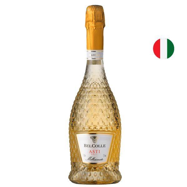 Vinho Espumante Italiano Bel Colle Asti Dolce Millesimato DOCG ...