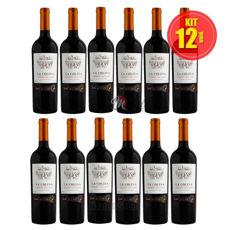 Vinho La Colina Cabernet Sauvignon 750ml Caixa Com 12 Garrafas ...