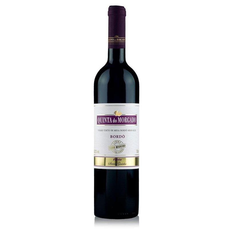 Vinho Nacional Quinta do Morgado Bordô, Tinto, Meio Seco, 750ml - Vinho ...