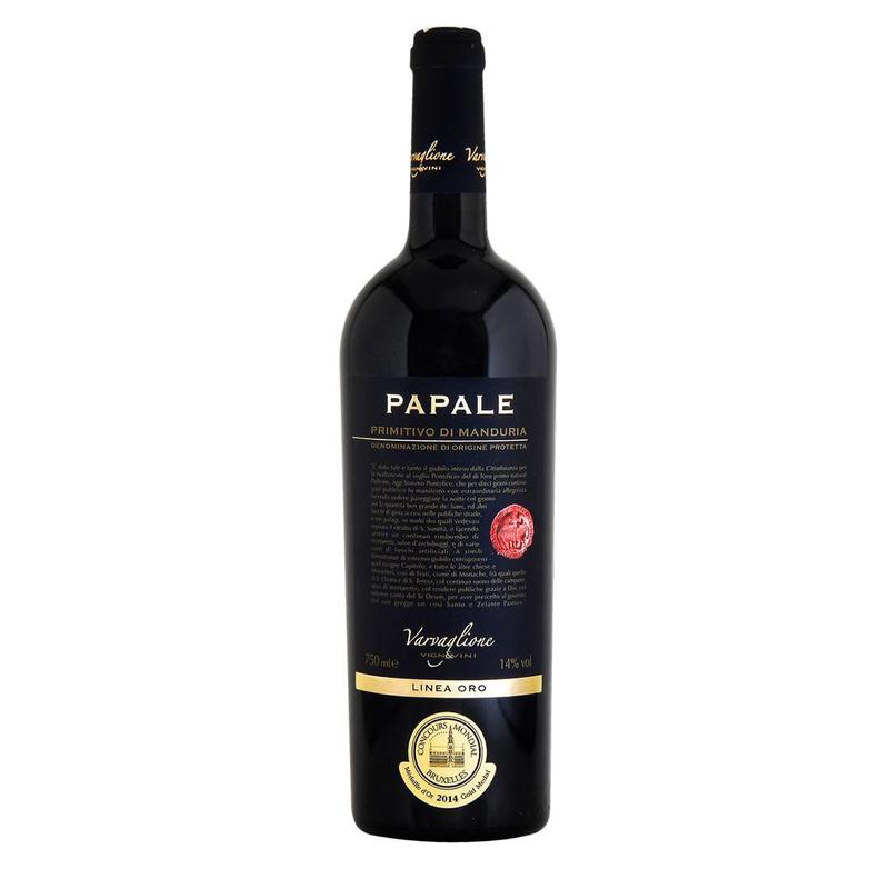 Vinho Papale Linea Oro Primitivo Di Manduria Tinto 750ml - Vinho ...