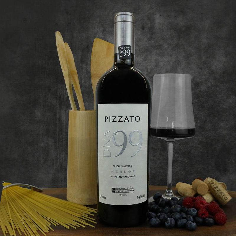 Vinho Pizzato Dna 99 Single Vineyard Merlot Tinto 750ml - Vinho ...