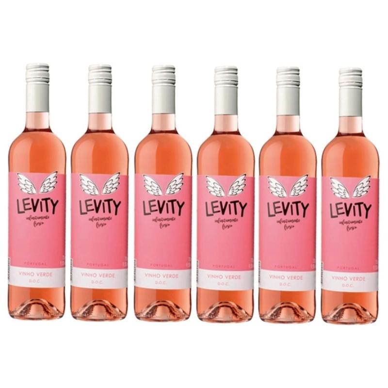 Vinho Português Levity Verde Rosé 750ml - Caixa Com 6 - Casa de Vila ...