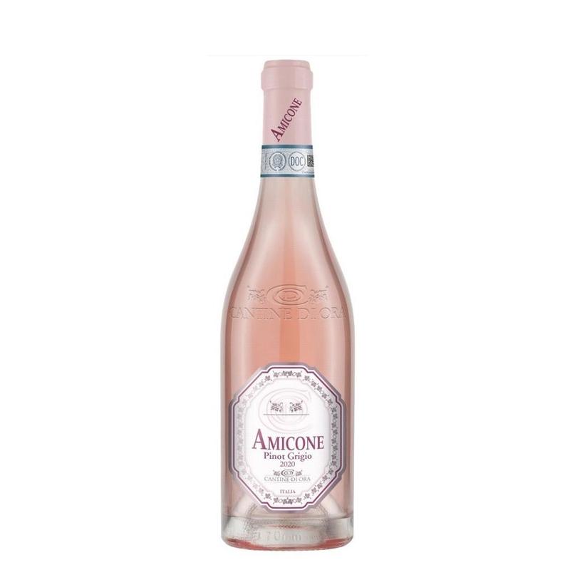 Vinho Rosé Italiano Amicone Pinot Grigio Rosé 2020 garrafa 750 ml ...