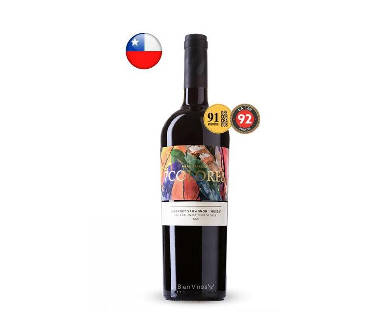Vinho Tinto 7 Colores Gran Reserva Cabernet Sauvignon / Muscat 750 ml ...