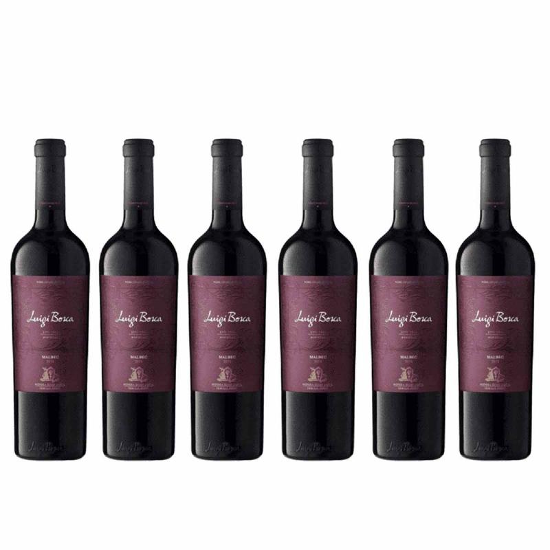 Vinho Tinto Luigi Bosca Malbec 750ml kit c/6 - Familia Arizu - Vinho ...