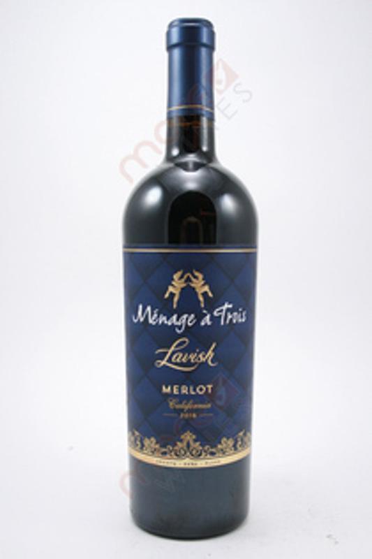 Vinho Tinto Ménage à Trois Merlot Lavish Califórnia 750 ml - Sutter ...