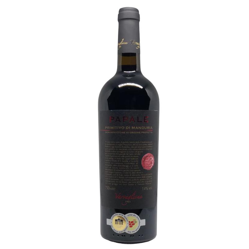 Vinho Tinto Papale Primitivo di Manduria DOP - 750ml - Varvaglione ...