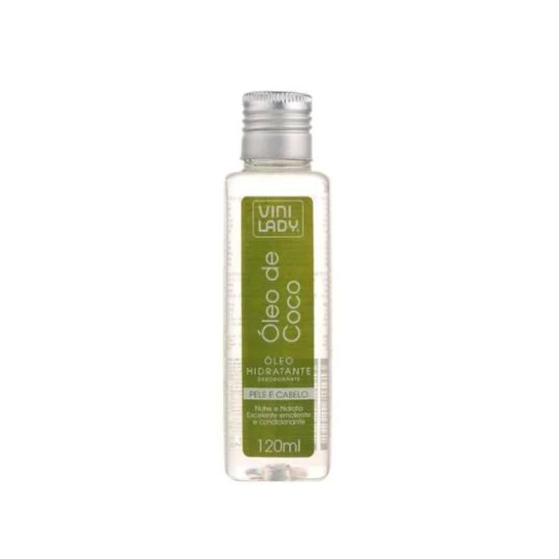 Vini Lady Óleo de Coco 120ml - Óleo Hidratante para Pele e Cabelo ...