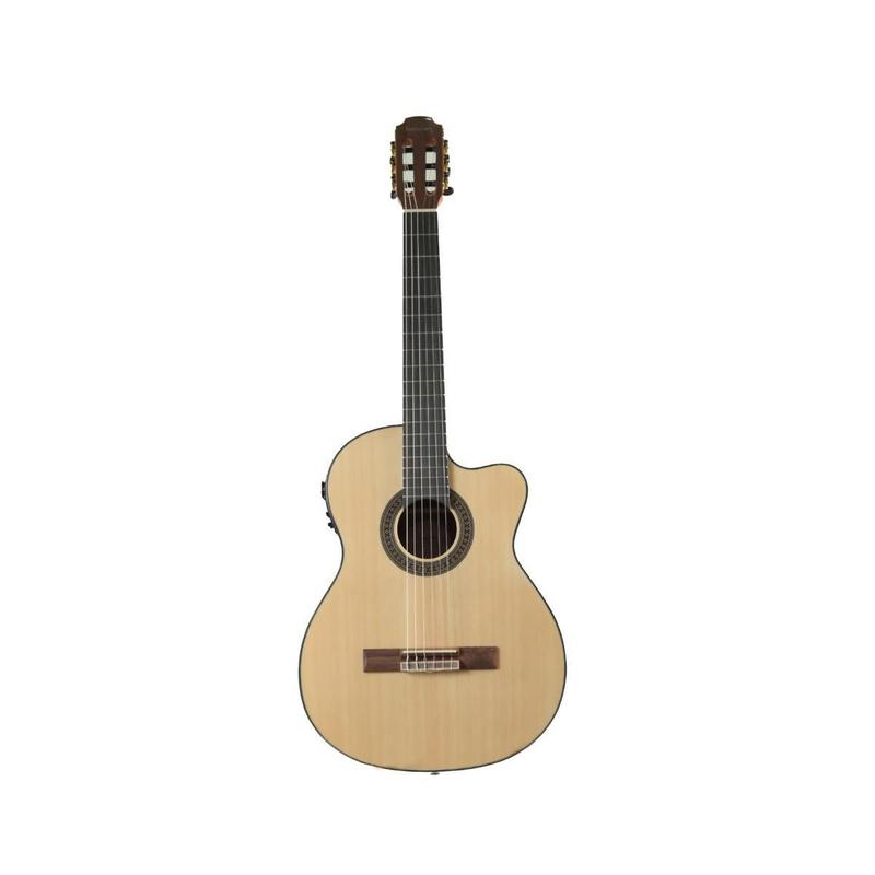Violao Classico Nylon Eletrico Natural Benson Gc100Ce N - Violão ...