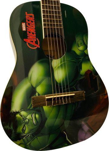 Violão Infantil Marvel Hulk Phx Original Vim-h1 Licenciado - Violão ...