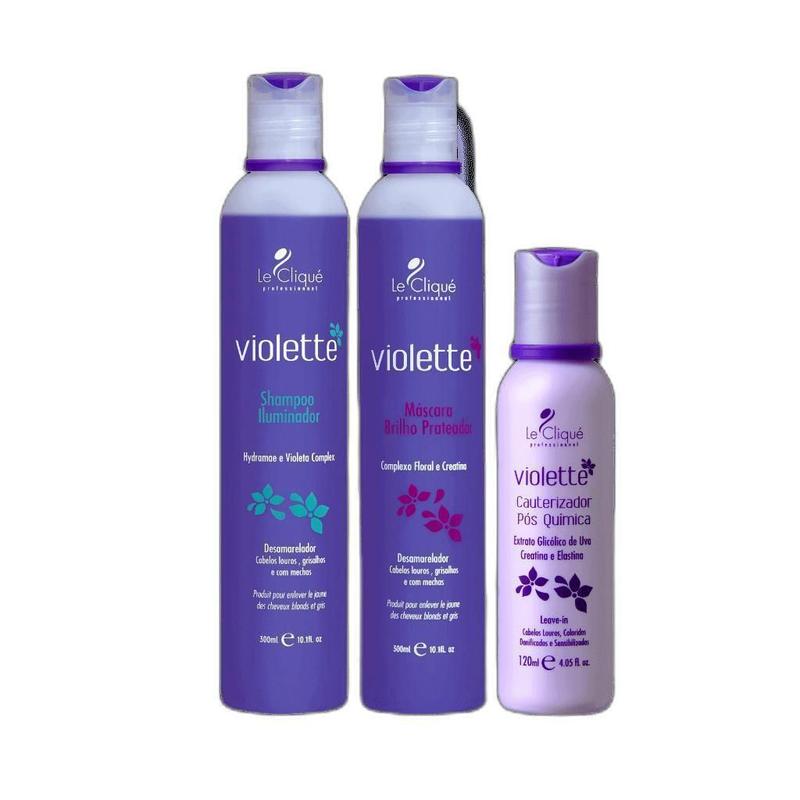 Violette - Kit Loiro Perfeito - Tratamento Desamarelador - Le Clique ...