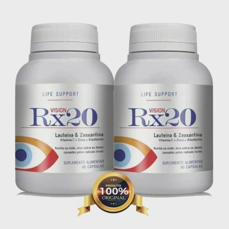 Vision Rx 20 - 120 Caps (2 Potes) - 100% Original - Visual Suplementos ...