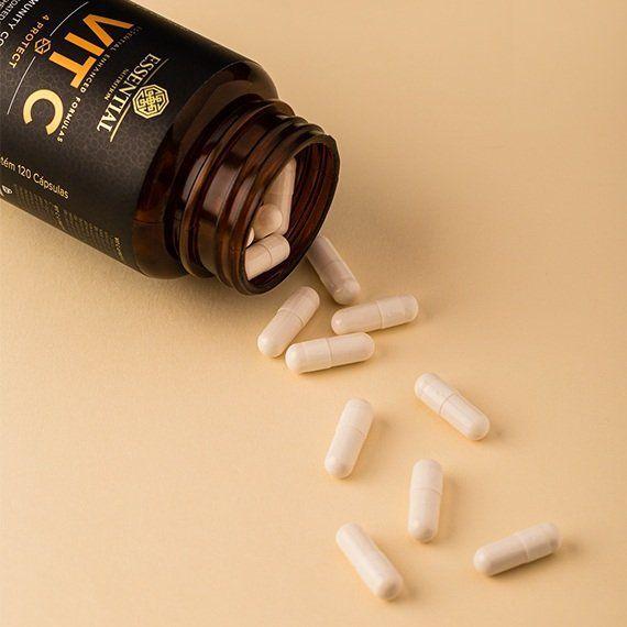 Vit C 4 Protect (120 caps) - Padrão: Único - Essential Nutrition ...