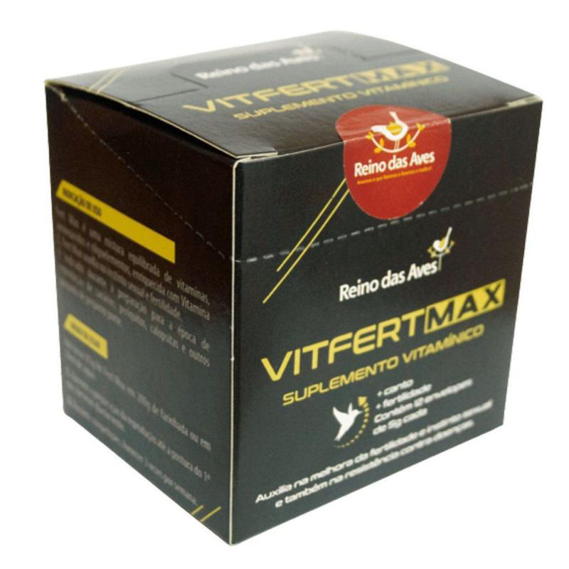 Vit Fert Max 5g - Suplemento Vitamínico - Reino das Aves - Vitaminas A ...