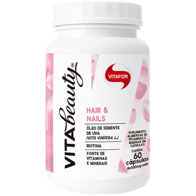 Vita Beauty 60 Cápsulas De 500mg Vitafor Nutricosméticos Magazine Luiza