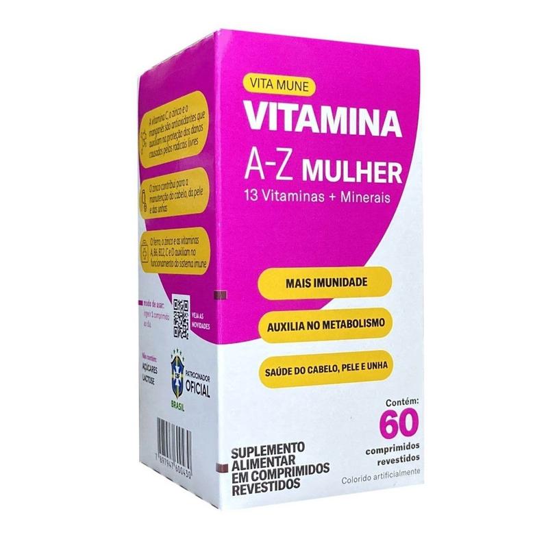 Vita Mune A-Z Mulher 60 comprimidos - Cimed - Multivitamínico ...