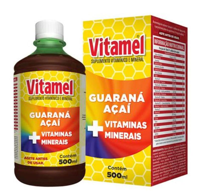 Vitamel Suplemento de Vitaminas e Minerais 500ml - Multivitamínico ...