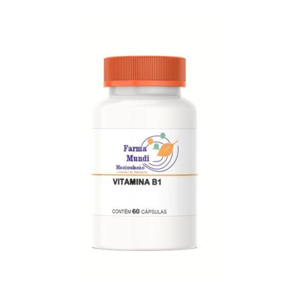 Vitamina B1 (tiamina) 500mg 60 Cápsulas - Farma mundi - Vitaminas A-Z ...