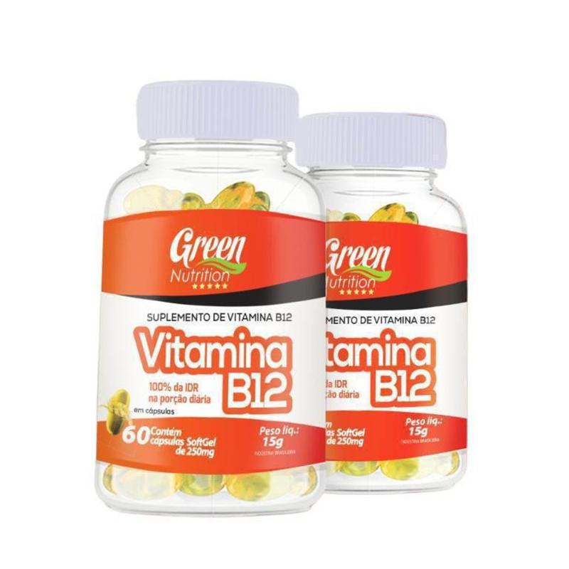 Vitamina B12 250Mg Gel 60Caps Green Nutrition - Vitaminas A-Z ...