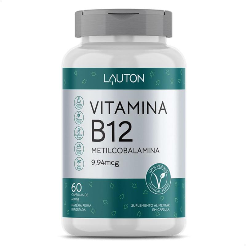 Vitamina B12 Metilcobalamina 60 Cápsulas Lauton - Vitaminas A-Z ...
