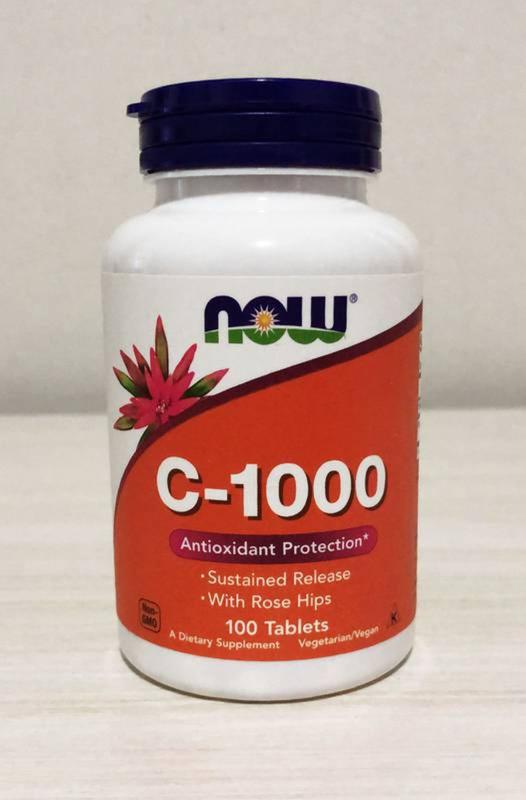 Vitamina C 1000mg Rose Rips 100 Tab Time Release Now Foods - sku 2154 ...