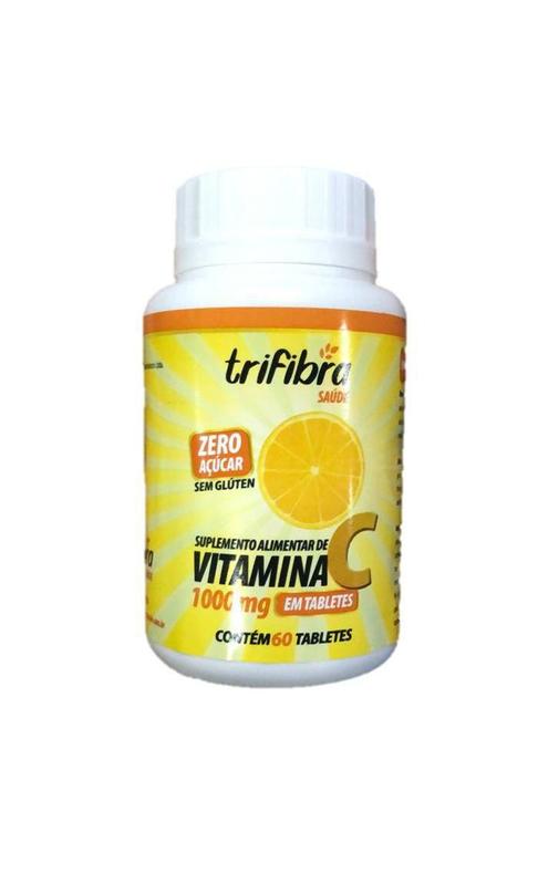 Vitamina C 1000mg Trifibra Saúde 60 Tabletes - Vitaminas A-Z - Magazine ...