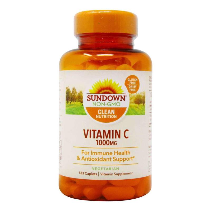 Vitamina C 30 Comprimidos de 1000mg cada Sundown Vitaminas - Vitaminas A-Z - Magazine Luiza