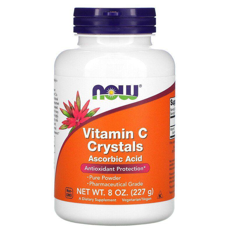 Vitamina C em Pó Crystals Now Foods 227g - Vitaminas A-Z - Magazine Luiza