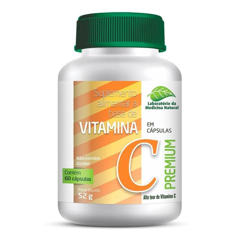 Vitamina C Premium 52g 60 Cápsulas - Calbos - 60 capsulas - Vitaminas A ...