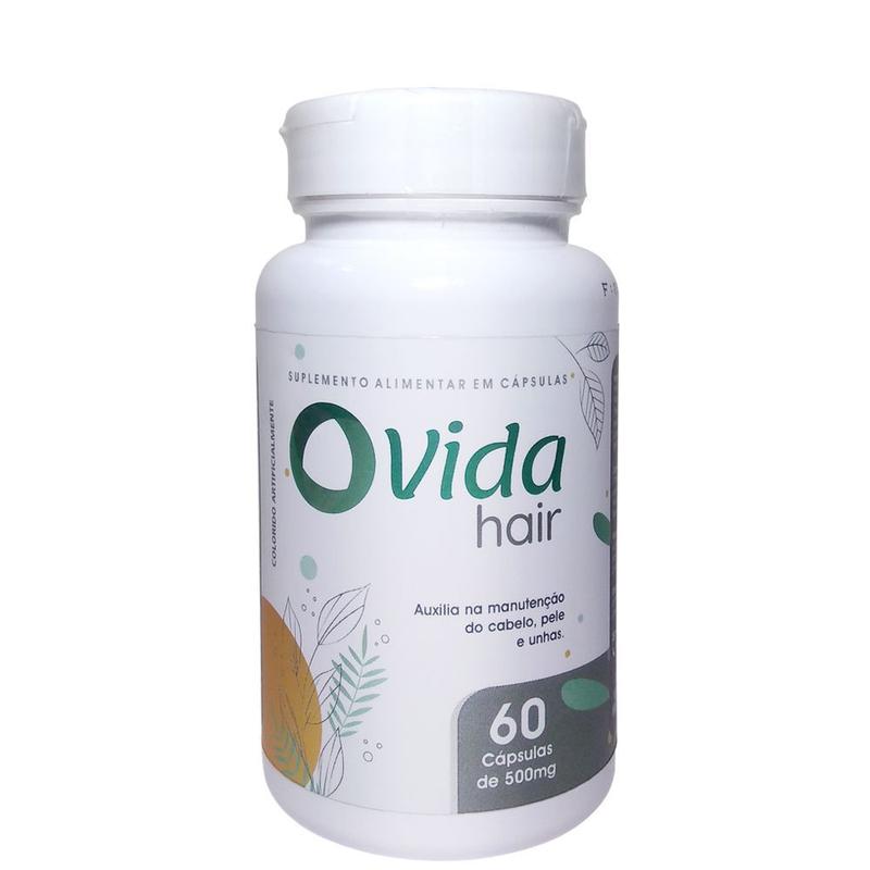 Vitamina Capilar Vida Hair 60 Cápsulas - Nutricosméticos - Magazine Luiza