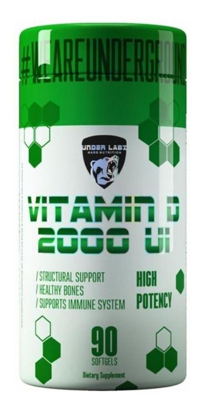 Vitamina D 2000ui 60 Caps Under Labz - 60 capsulas - Vitaminas A-Z ...