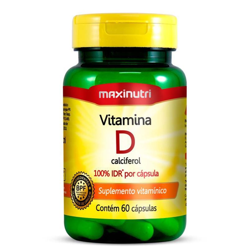 Vitamina D - 60 Cápsulas - Maxinutri - Vitaminas A-Z - Magazine Luiza