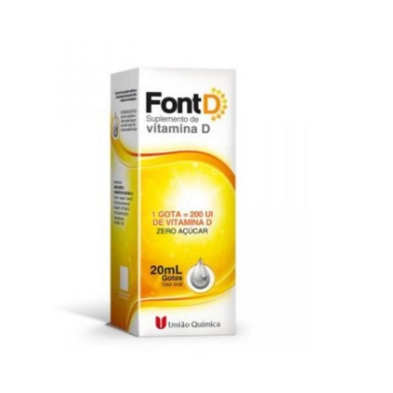 Vitamina D Font D 200Ui Gotas Com 20Ml - Vitaminas A-Z - Magazine Luiza